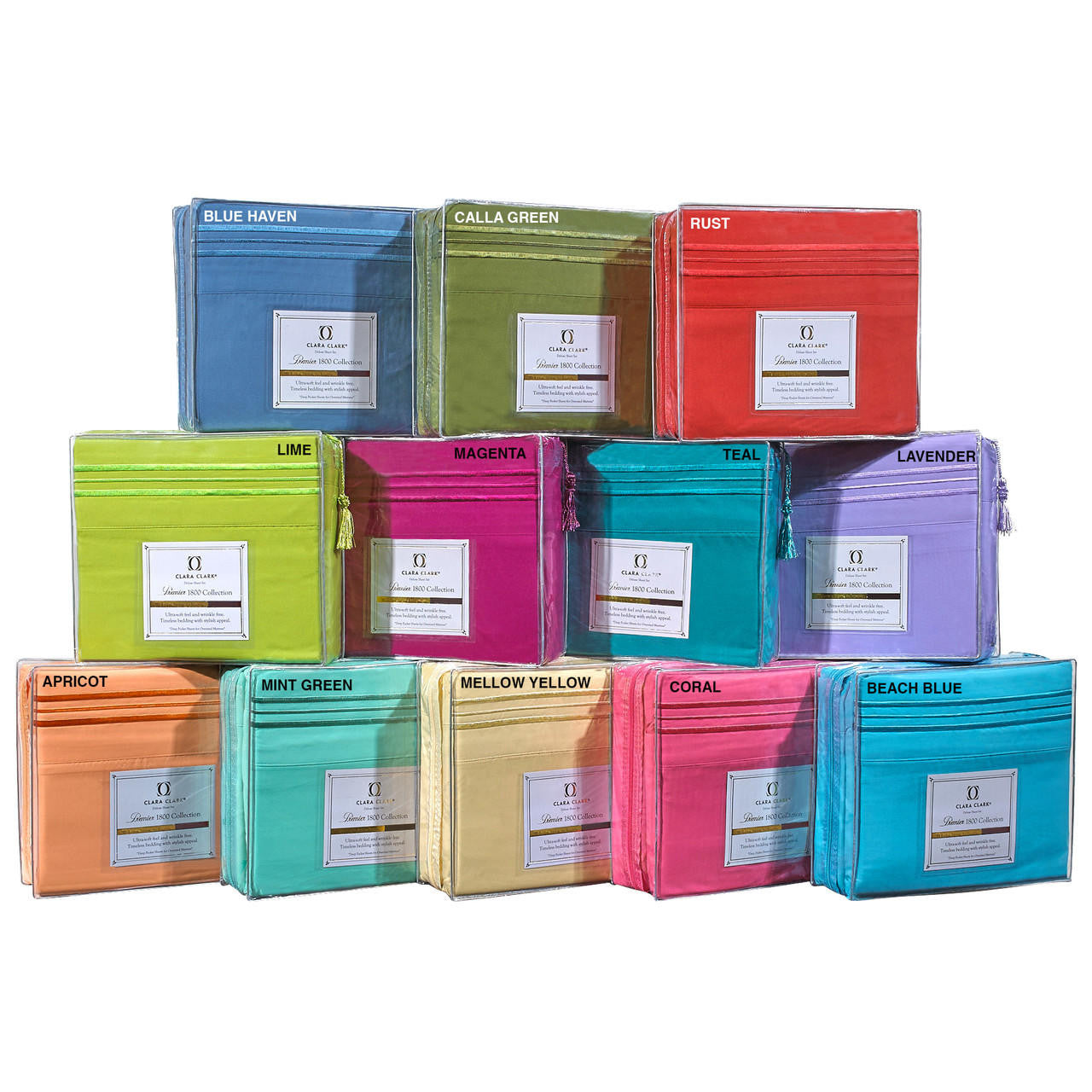 Clara Clark® 1800 Sheet Sets — Sanders Collection